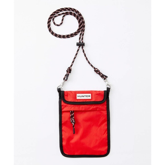 Hunter | Bags | Hunter Red Ripstop Packable Phone Pouch Waterproof Tear ...